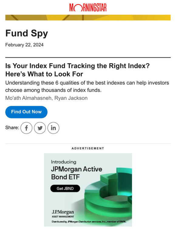 Morningstar: Is Your Index Fund Tracking the Right Index? Here’s What ...