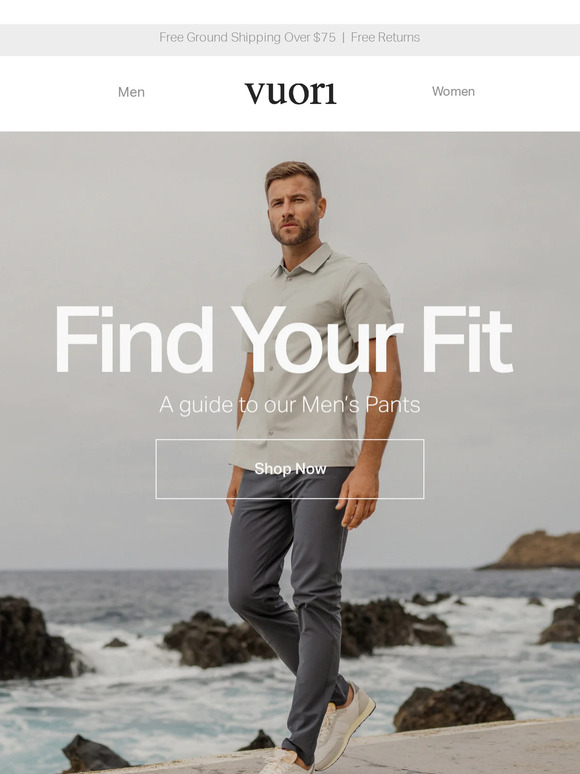 Vuori: The ultimate guide to our Men's Pants | Milled