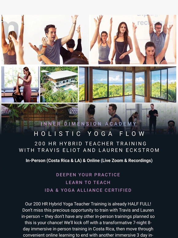 Inner Dimension TV: Limited Spots Left: Join Our 200 HR Hybrid Yoga ...