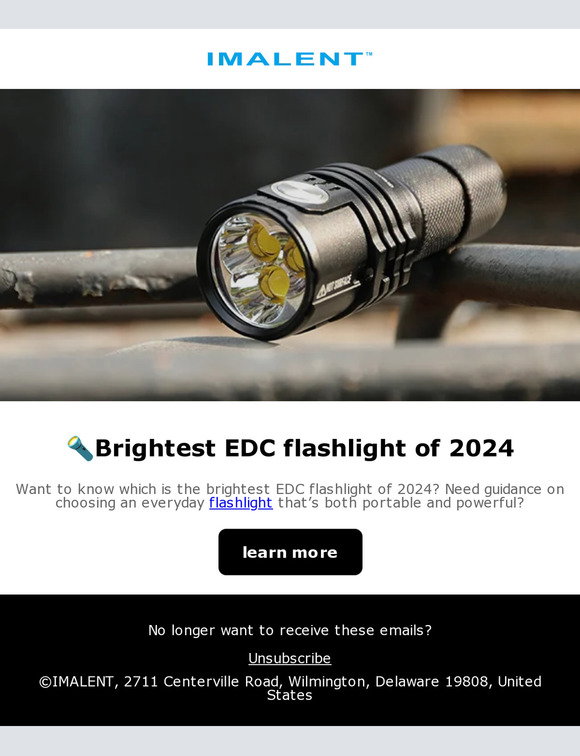 IMALENT: 🔦Brightest EDC flashlight of 2024 | Milled