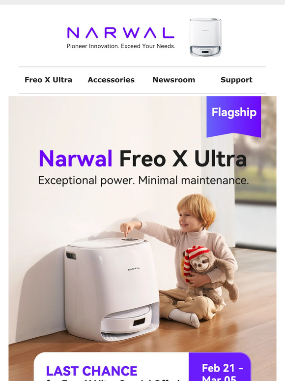 Narwal: Narwal Freo X Ultra Special Offer is live! | Milled