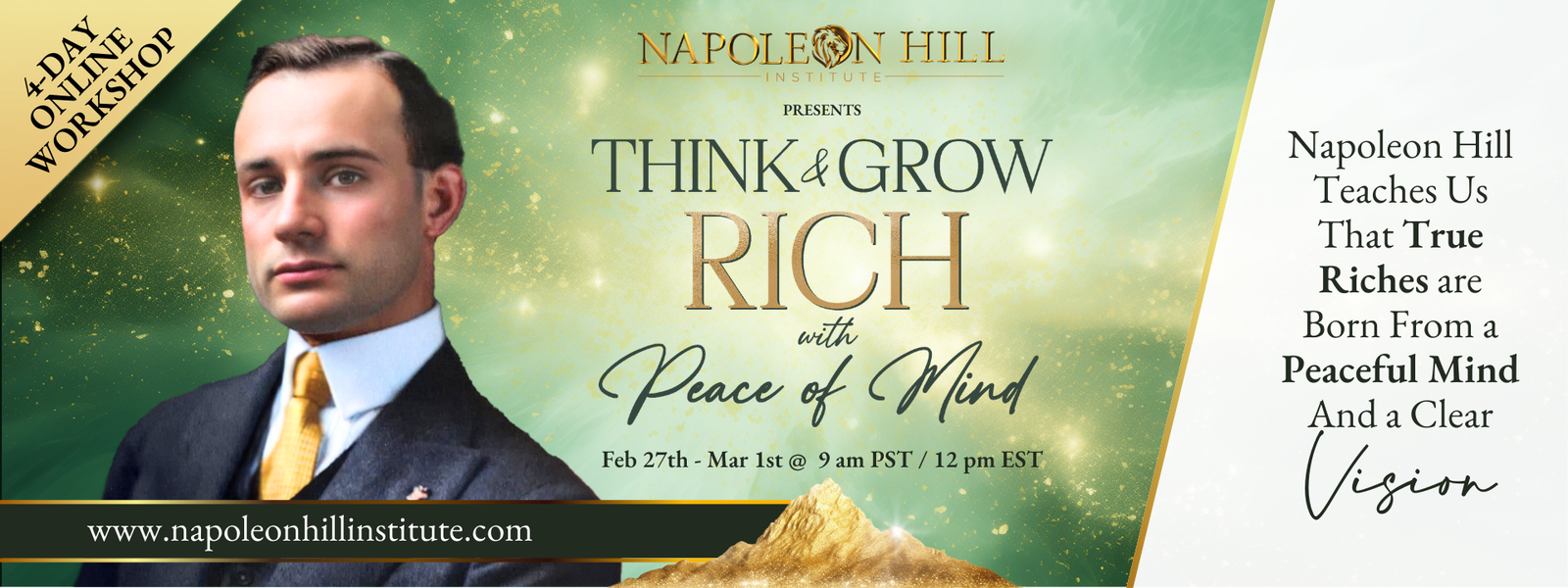 Napoleon Hill Foundation: Discover Why Peace of Mind is Your Greatest ...