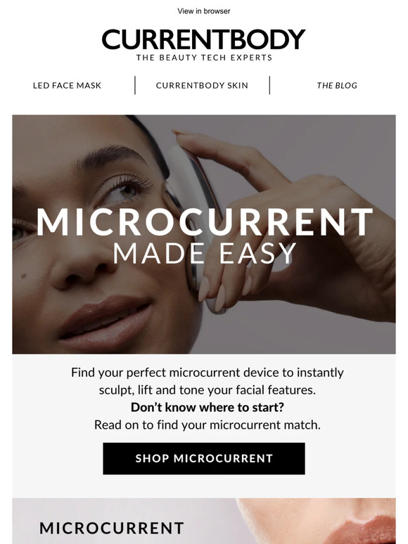 CurrentBody: Here's our guide to radiance with Microcurrent | Milled