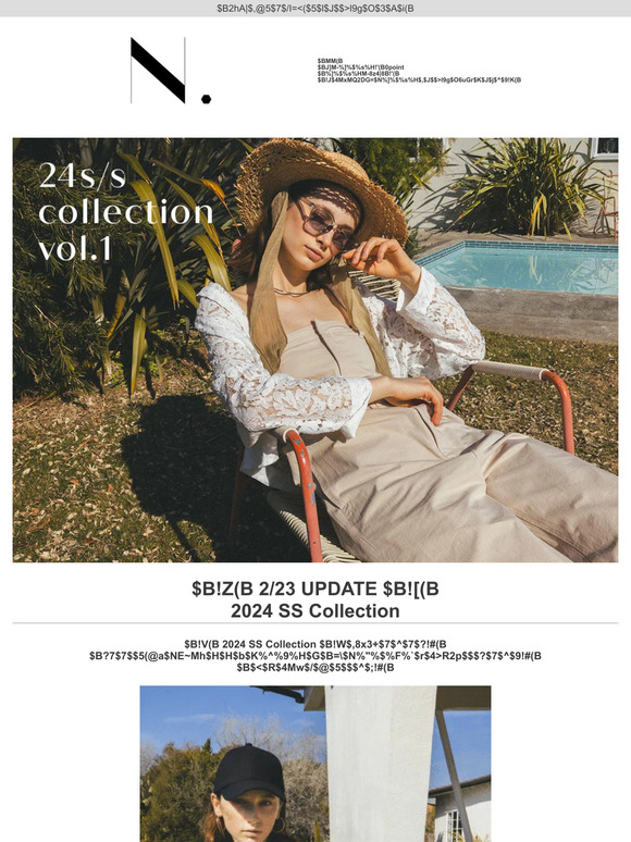 SANEI bd ONLINE: 【2024 SPRING】visual公開《Spring outer 1,000 Pt Campaign〜2.25(日)まで》 | Milled