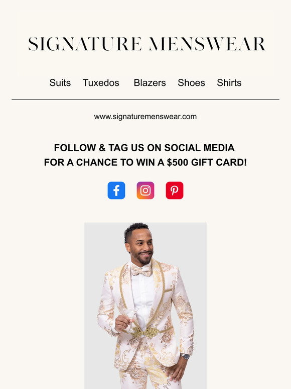 Signature Menswear: New Fancy Paisley Suit Sale🪷 Prom is Coming | Milled