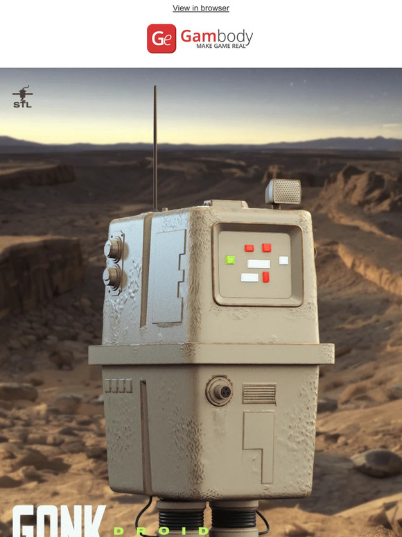 Gambody: 🔶 Gonk Droid will fuel your life with energy 🔶 | Milled