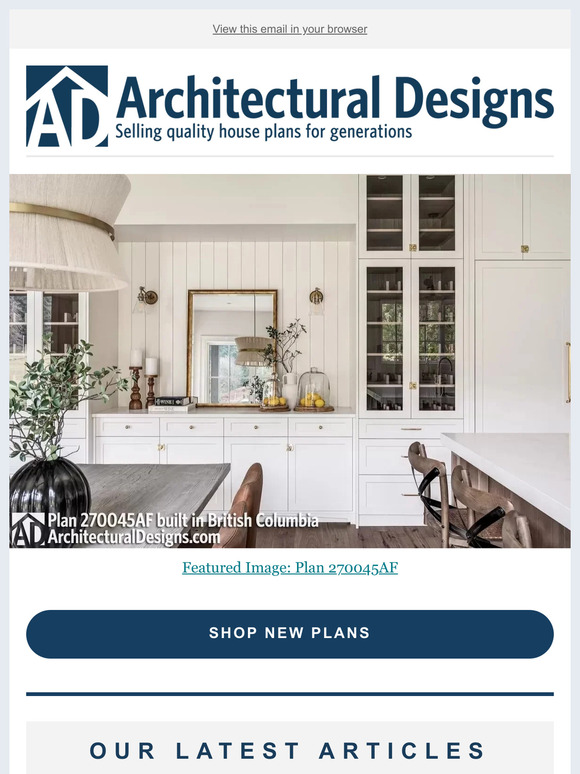 Architectural Designs: New this Month: Client Builds & More! | Milled