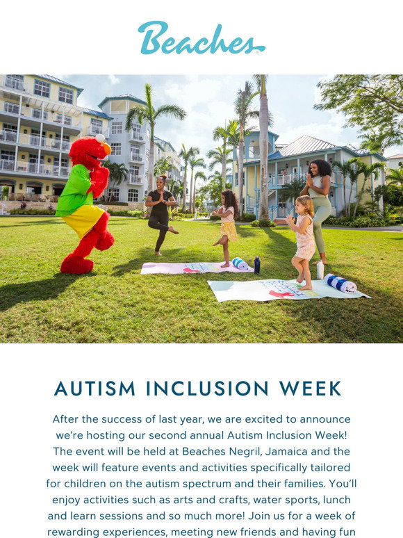 Beaches: Autism Inclusion Week Is Back At Beaches! | Milled