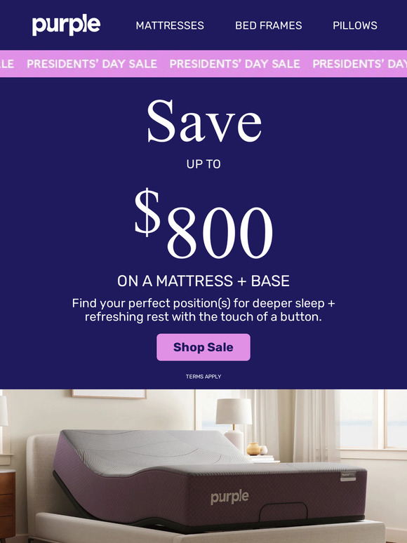 Purple Email Newsletters: Shop Sales, Discounts, and Coupon Codes
