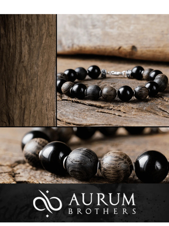 Aurum Brothers: Own a Piece of History: Rare New Ancient Bog Oak Bracelets (limited quantities ...