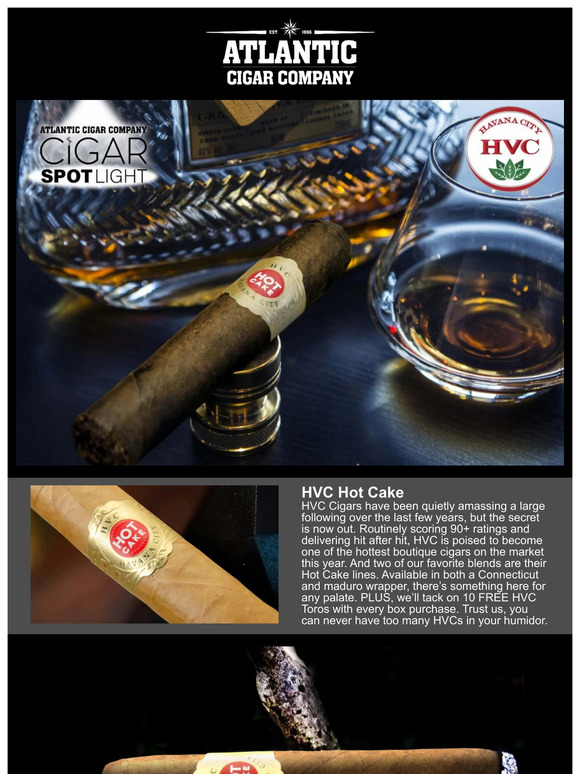 Atlantic Cigar Company: Cigar Spotlight - HVC Hot Cake | Milled