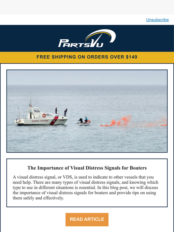 PartsVu: The Importance of Visual Distress Signals for Boaters | Milled