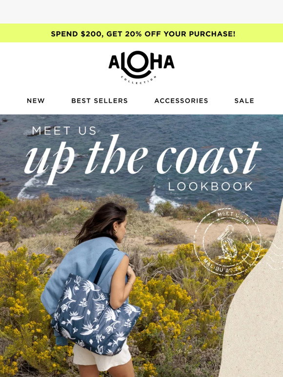 ALOHA Collection: NEW Lookbook: Meet Us Up the Coast 🌊 | Milled