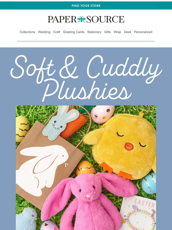 paper source: Get Cozy With Our New Crew of Plushies! | Milled