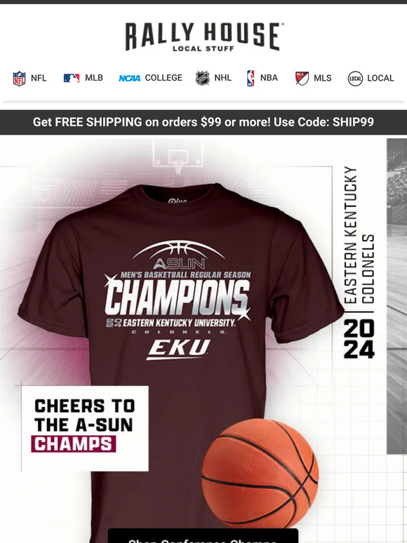 Rally House: Eastern Kentucky Clinches a Share of the ASUN! | Party ...