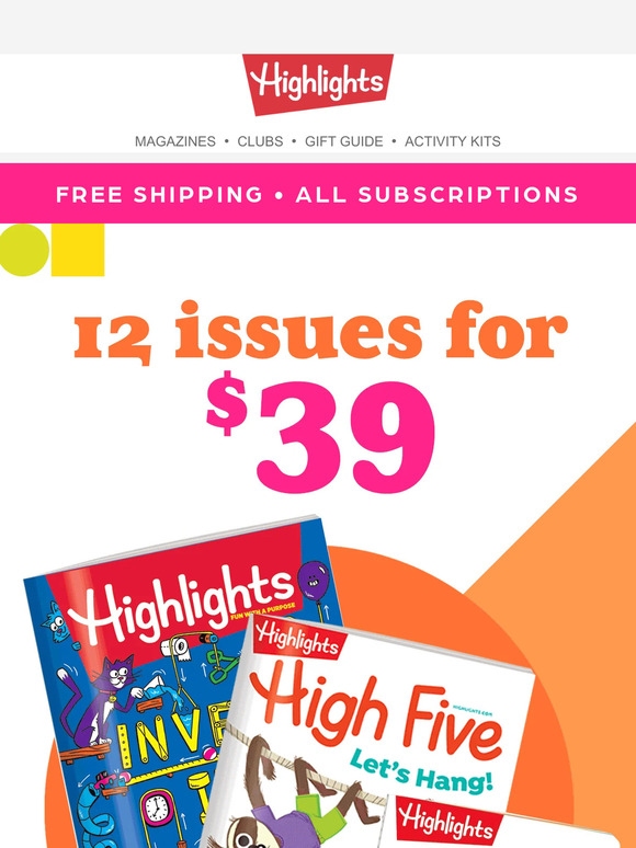 Highlights for Children: LIMITED TIME ONLY: Price drop on magazines 😍 ...
