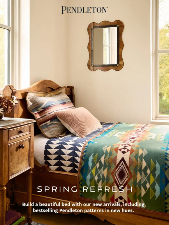 Pendleton: Spring bedding is here | Milled