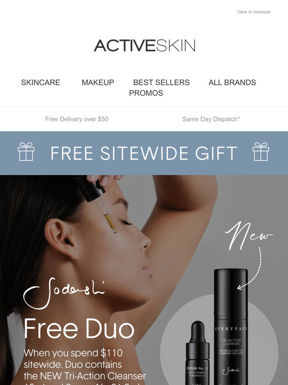 Activeskin: Try the NEW! Sodashi Tri-Action Cleanser 🌿 | Milled