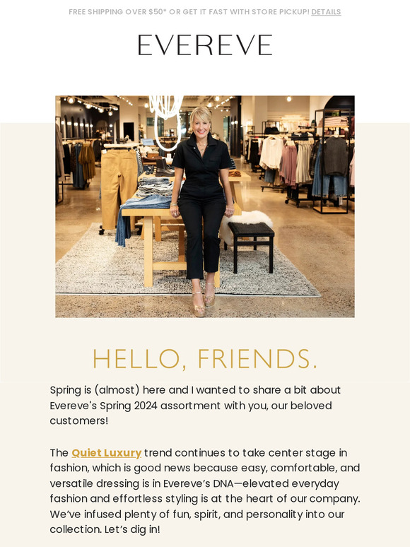 Evereve: Our CEO talks spring trends! | Milled