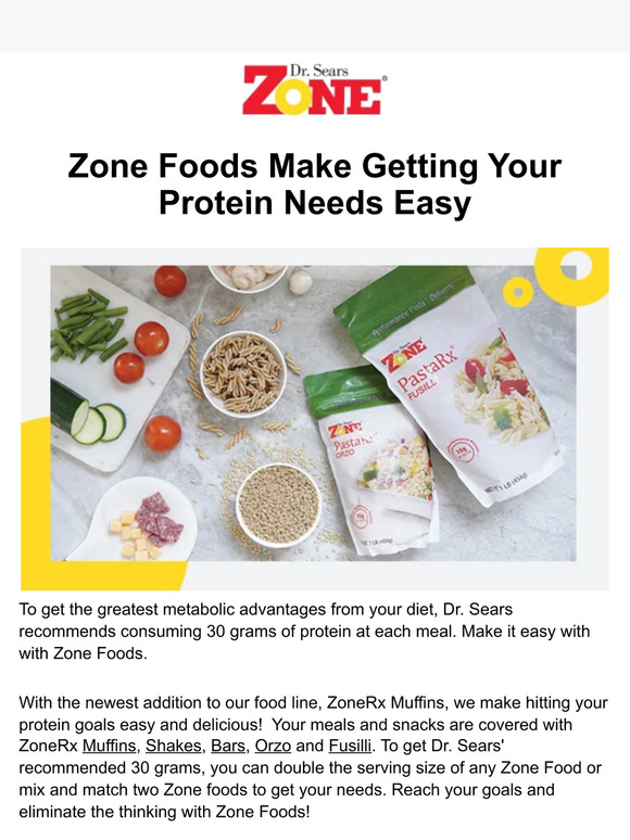 Zone Diet: Hit Your Protein Goals with Zone Foods | Milled