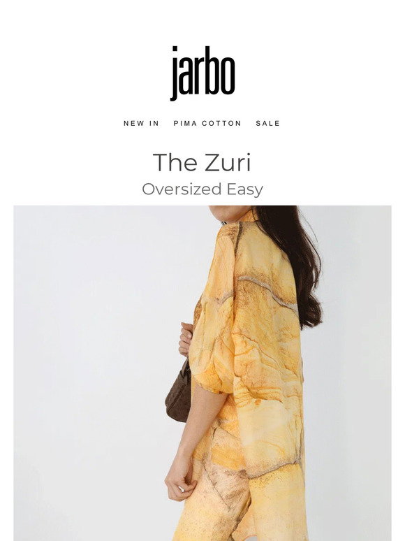 Jarbo: Gorgeous color in store, Zuri Shirt in Silk Voile | Milled