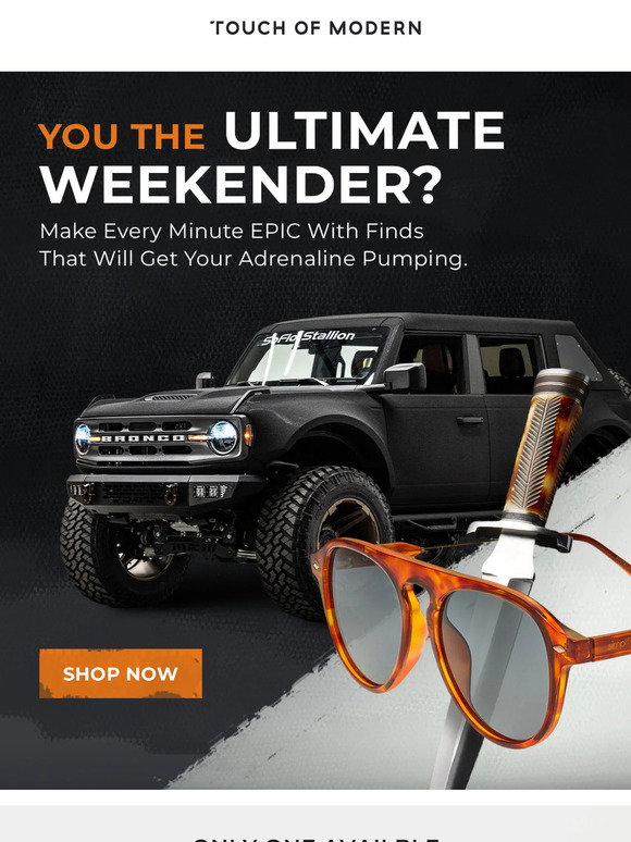 Touch of Modern: Watch Out: Limited Edition Ford Bronco Busting Through ...