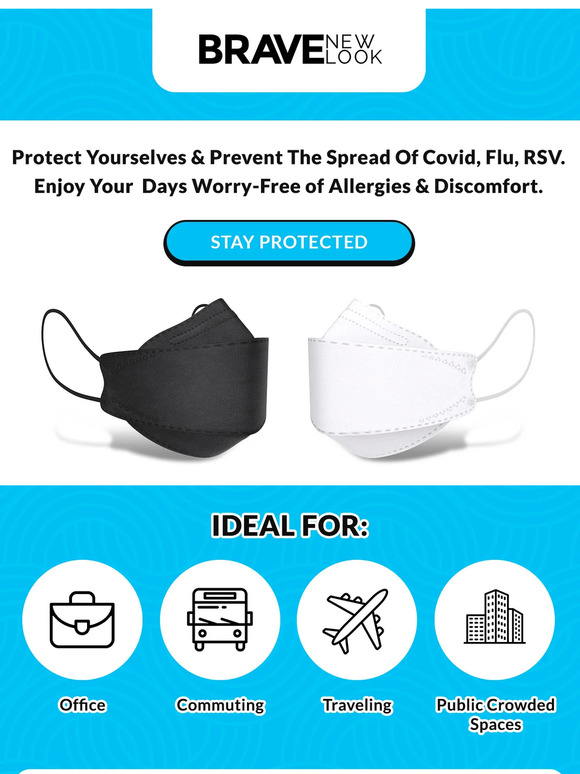 Brave New Look: Simple: Stay Safe & Cozy With KF94 Masks 💯 | Milled