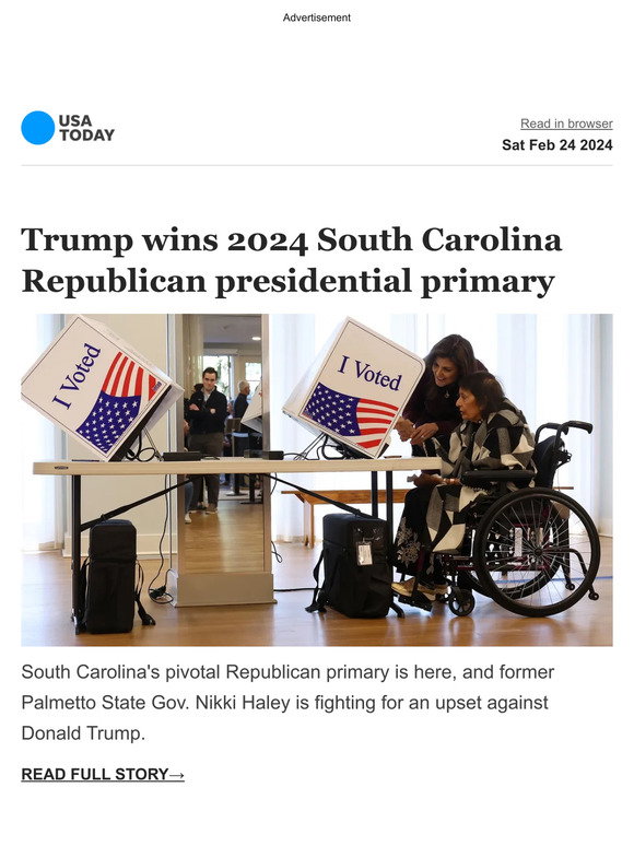 USA TODAY: Breaking: Donald Trump wins South Carolina GOP primary ...