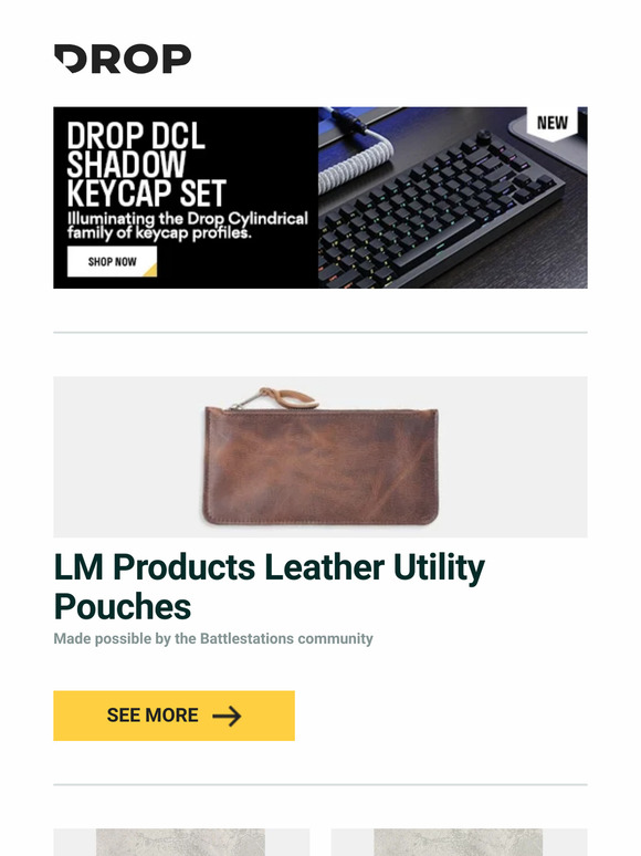 Drop: LM Products Leather Utility Pouches, Drop + The Lord of the Rings ...