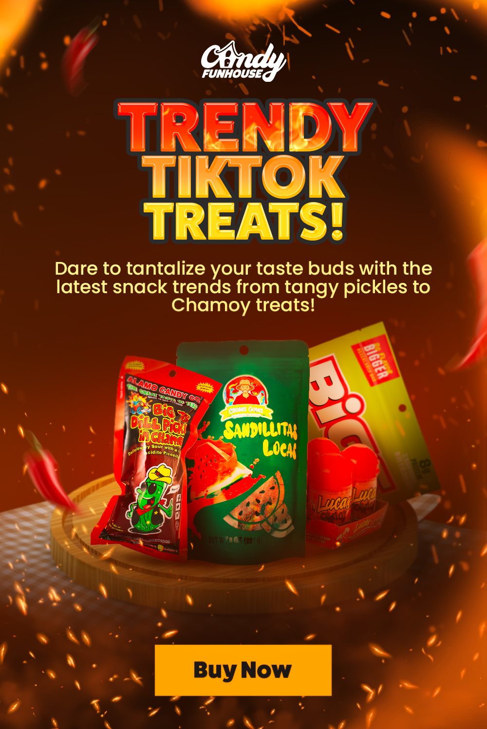 Candy Funhouse: Get your TikTok taste buds tingling! 🌶️🎉 | Milled