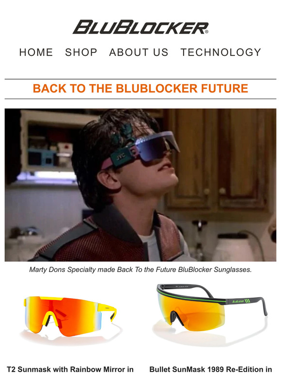 BluBlocker: Back To The BluBlocker Future | Milled