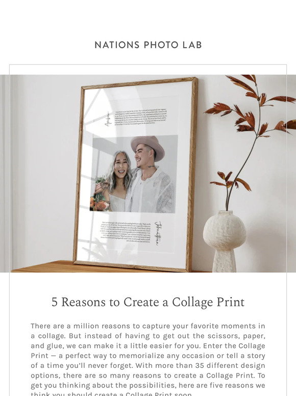 Nations Photo Lab: 5 Reasons to Create a Collage Print | Milled