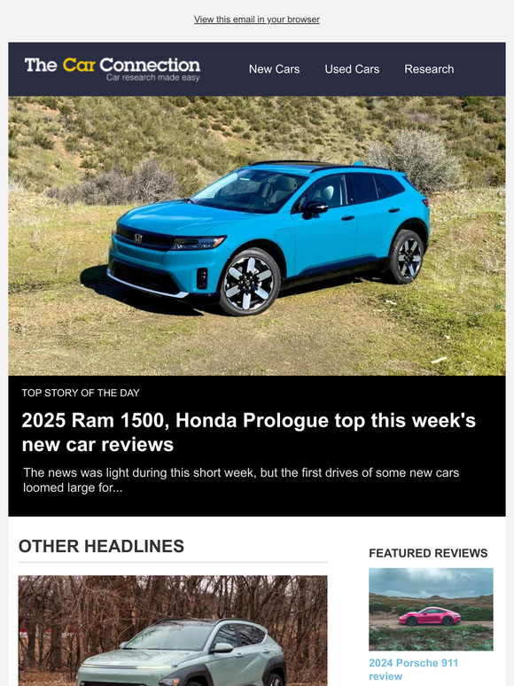 The Car Connection: 2025 Ram 1500, Honda Prologue top this week's new ...