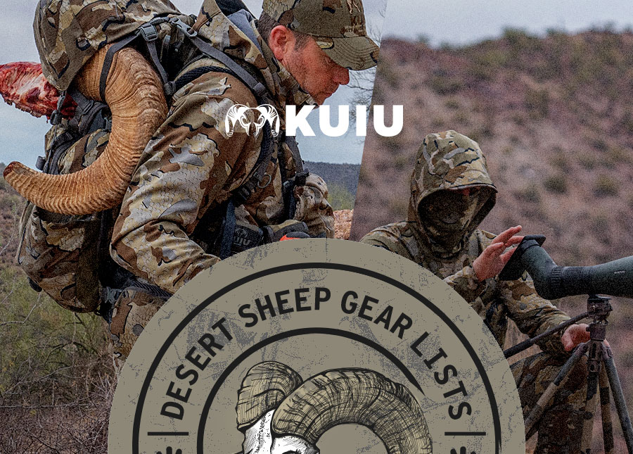 KUIU: Article: Desert Bighorn Sheep Gear List | Milled