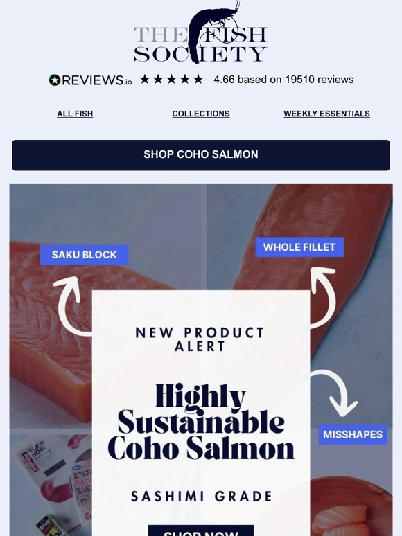 The Fish Society: Fishlover, Explore Our NEW Coho Salmon 🧡 | Milled