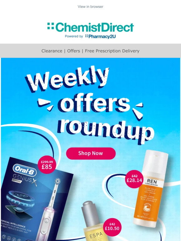 Chemist Direct: Fill your basket with these top offers | Milled