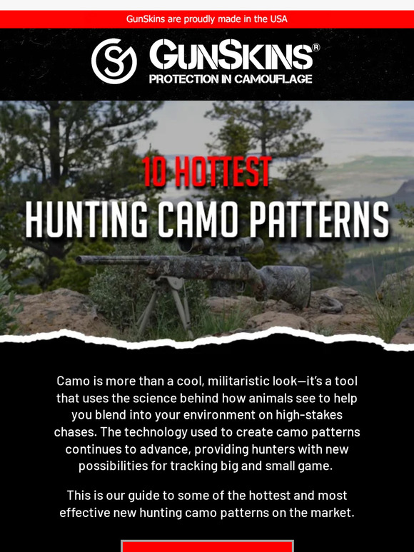GunSkins: 🔥 10 Hottest Hunting Camo Patterns | Milled