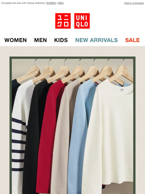 UNIQLO: Knits for spring? Groundbreaking. | Milled