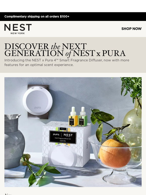 NEST: NEW: NEST x Pura Smart Vials | Milled