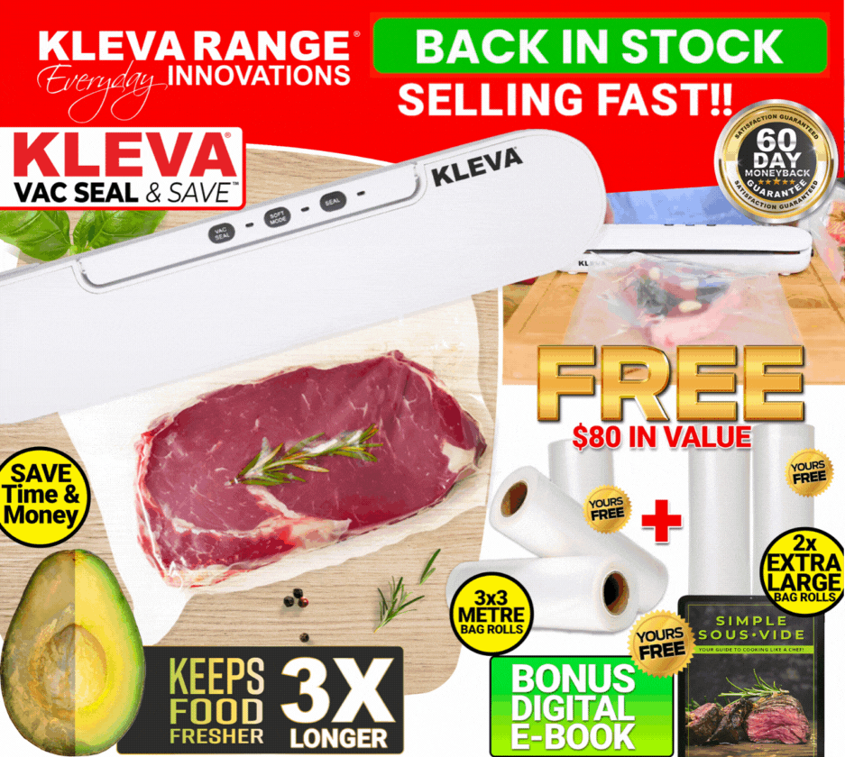Kleva Range: 🎉 Kleva® Vac Seal & Save is Back in Stock | Milled