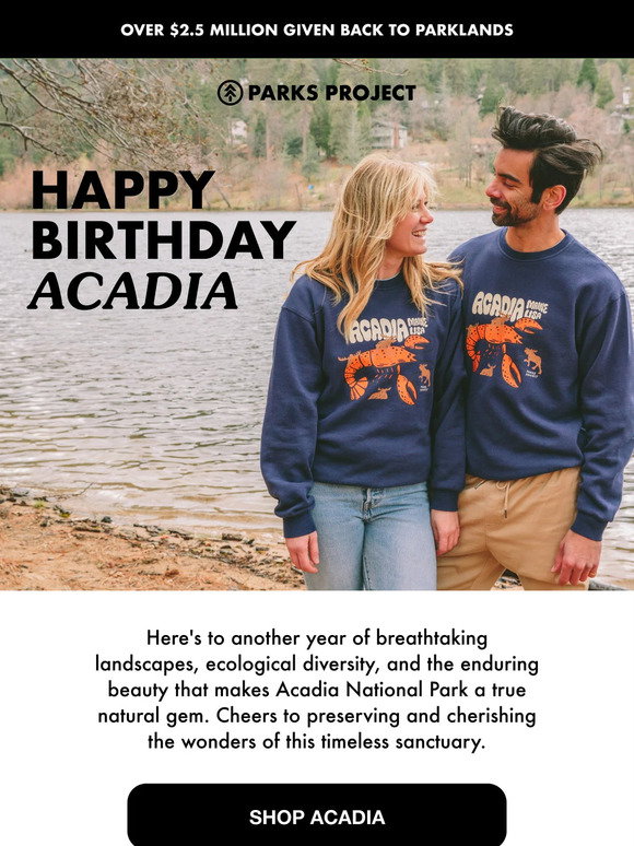 Parks Project: Happy Birthday Acadia! 🌊 | Milled
