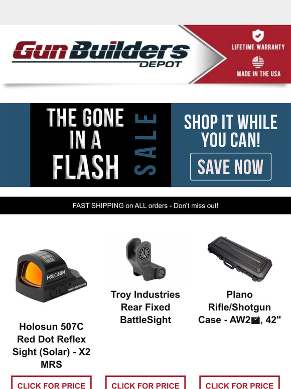 Gun Builders Depot: FLASH. BANG. BOOM! | Milled