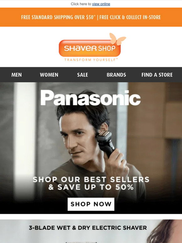 Shaver Shop: 🛍️ Shop Our Panasonic Range & Save Up To 50% 🛍️ | Milled