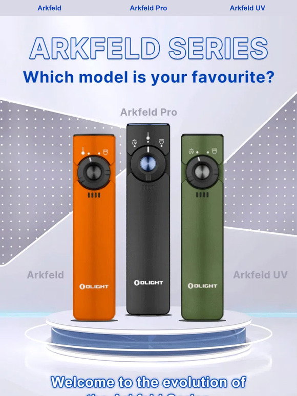 Olight: 🧐Arkfeld Series｜Which One Is Your Favourite? | Milled