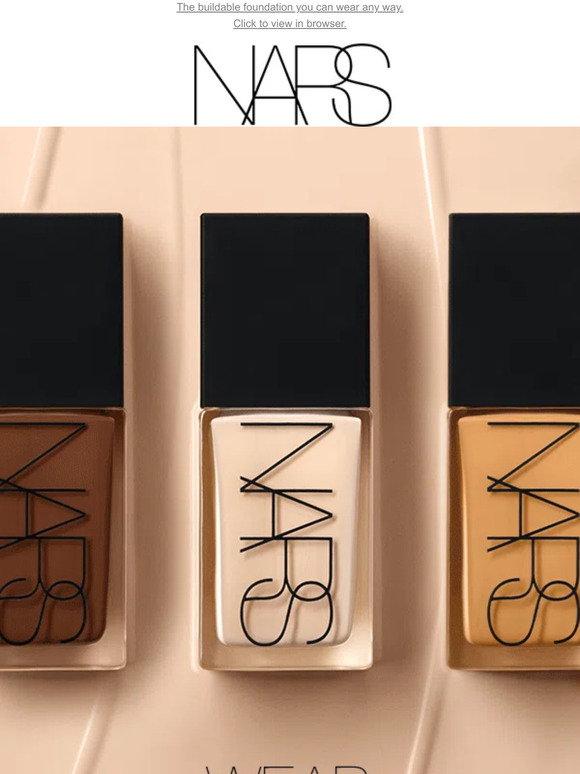 NARS: Discover Light Reflecting™ Foundation’s flexible coverage. | Milled