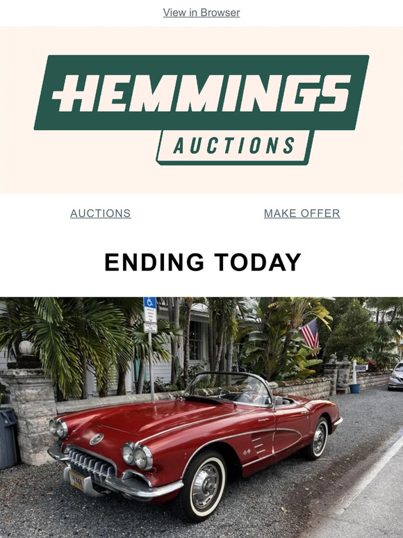 Hemmings: Hemmings Auctions Daily | Milled