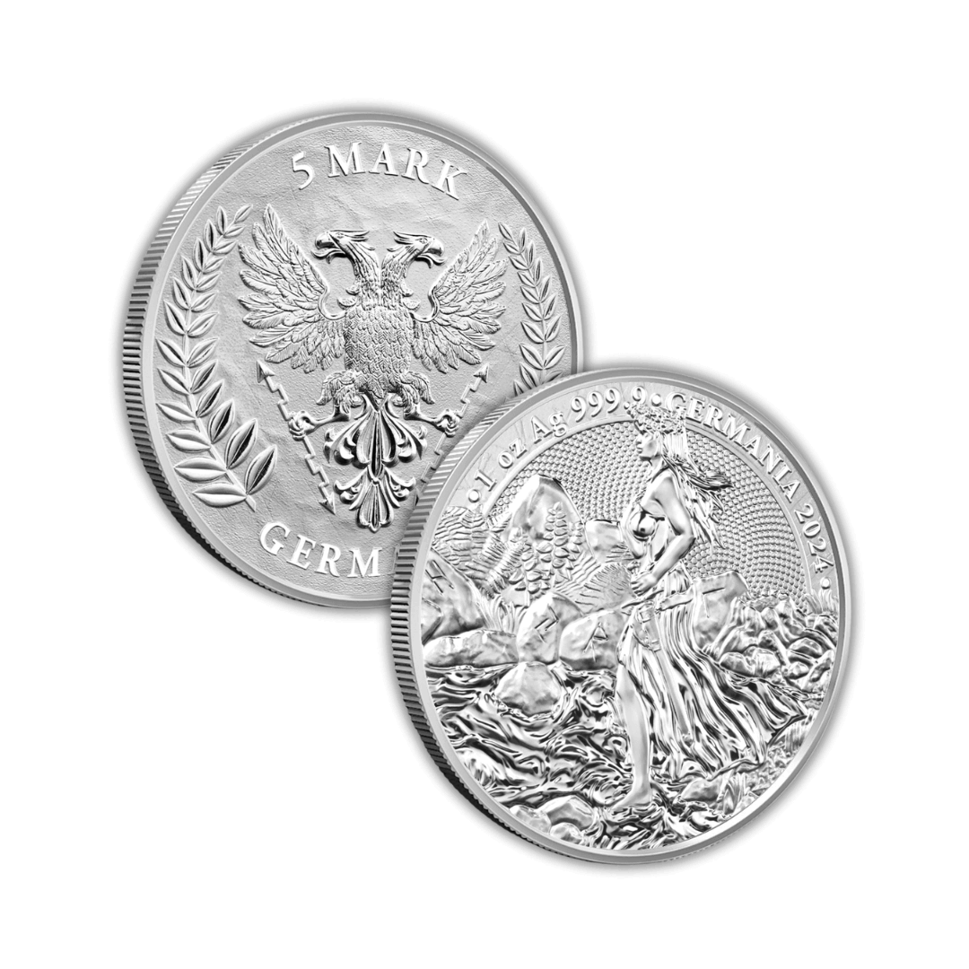 BullionMax: Unveiling the 2024 Germania Silver Rounds | Milled