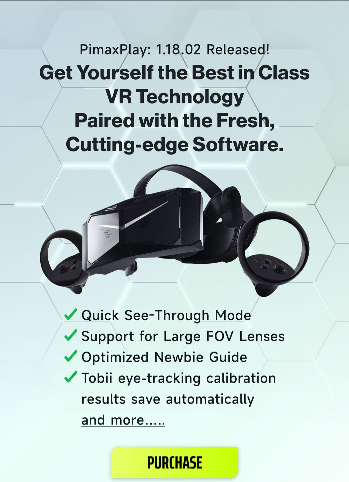 Pimax: PimaxPlay 1.18.02 Released! Best in Class VR Technology is Waiting for You! | Milled