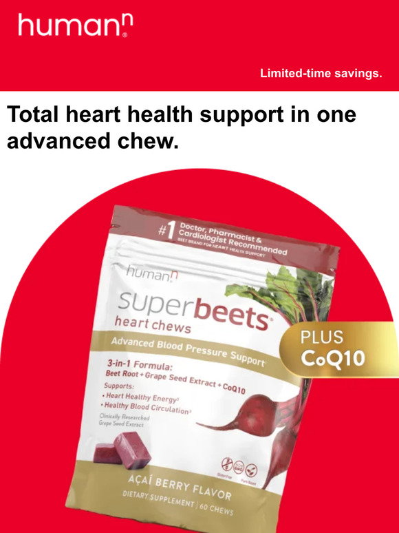 HumanN: 3 reasons to love our new advanced heart chews. | Milled