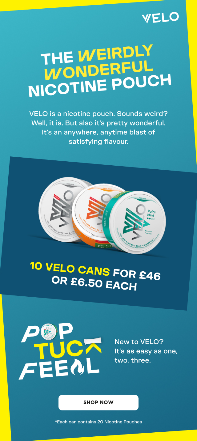 Ten Motives: What is VELO? The Weirdly Wonderful Nicotine Pouch | Milled